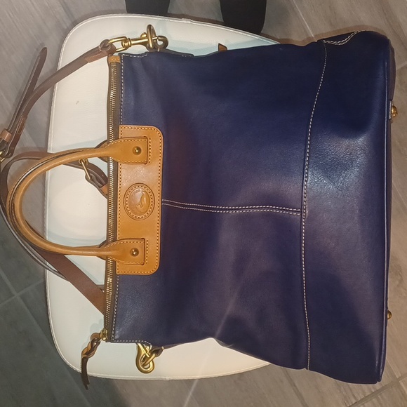 Dooney & Bourke | Bags | Dooney Bourke Blue Florentine Convertible ...
